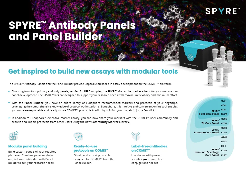 SPYRE™ Antibody Panels - Lunaphore Technologies